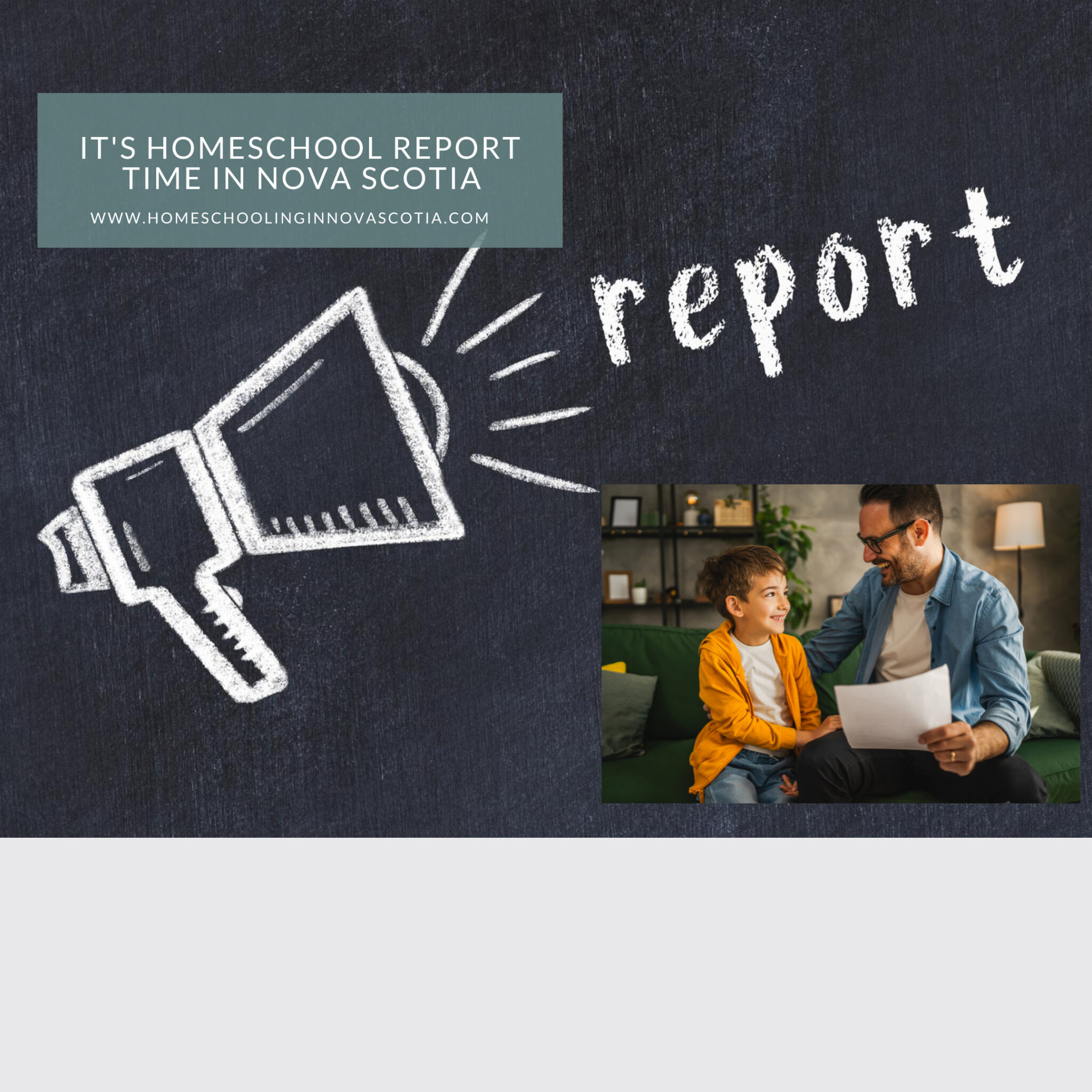 It's Homeschool Report Time in Nova Scotia
